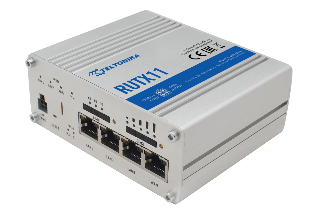 RUTX11 - LTE CAT6 + WiFi dual band - Tienda Online - DAVANTEL